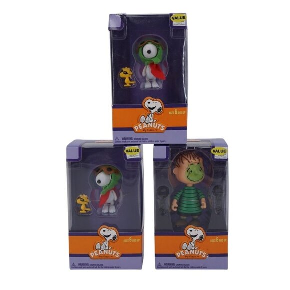 Toys | Peanuts 3pack Linus As Monster With Chains Snoopy As Wwii Flying ...